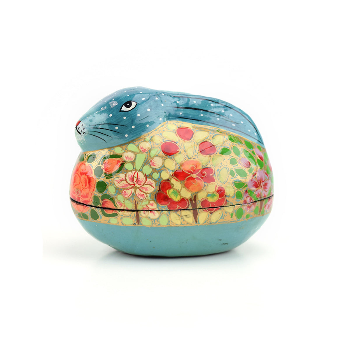 Teal Papier-mâché Bunny Box – Better World Bio